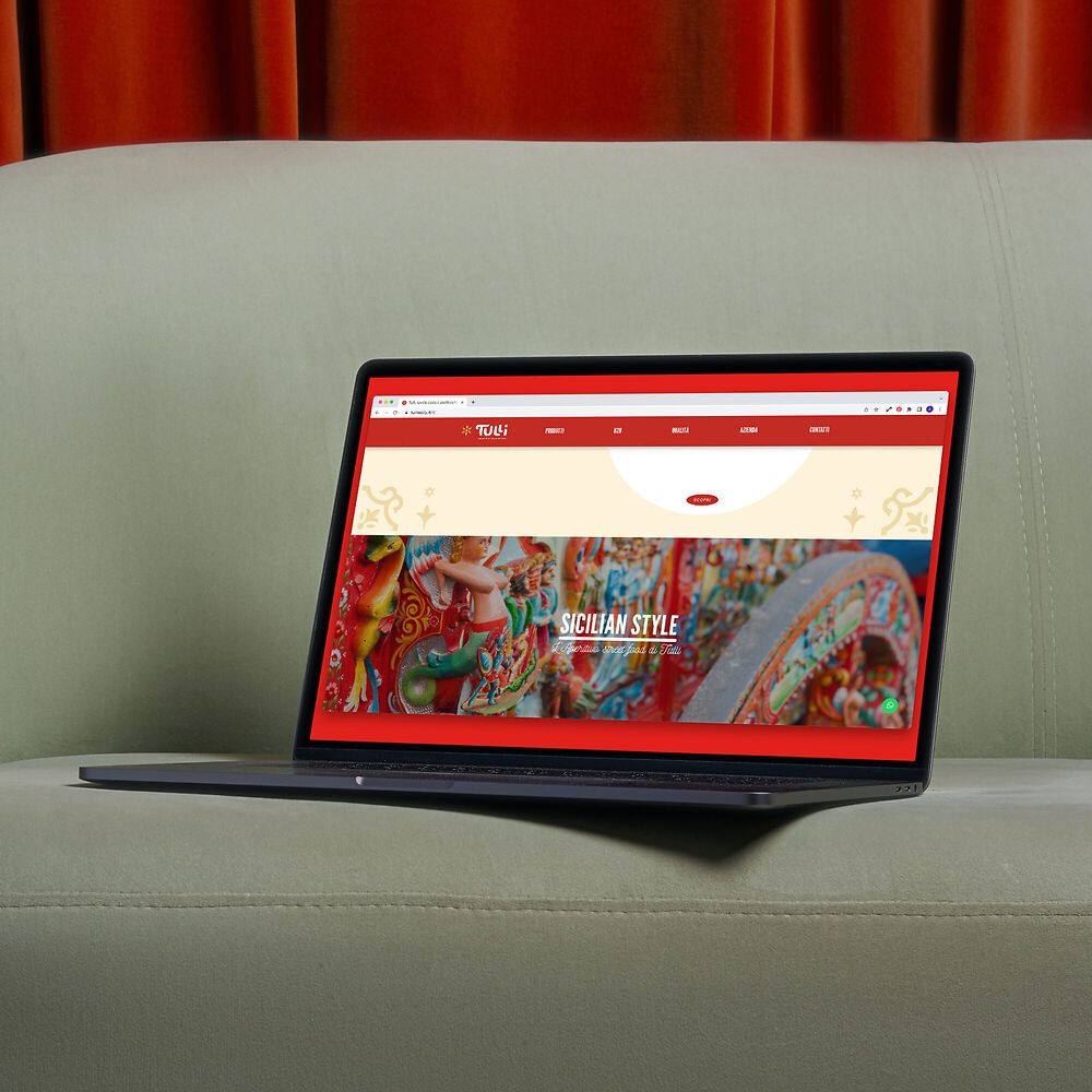 Sito web aziendale per Tulli